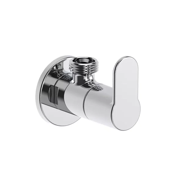 Hindware Angular Stop Cock with Wall Flange Studio Series Silver ...